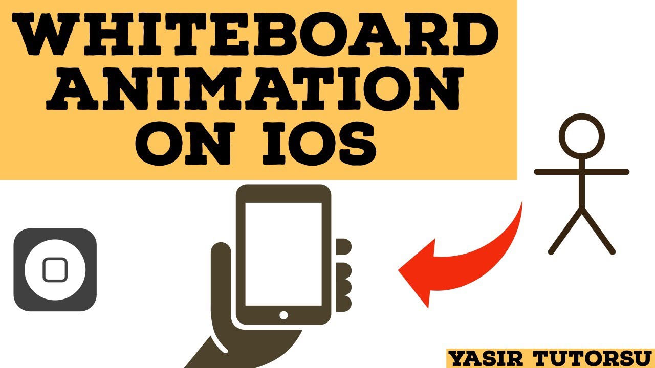 How to make a WHITEBOARD ANIMATION on iOS(100% working) - YouTube