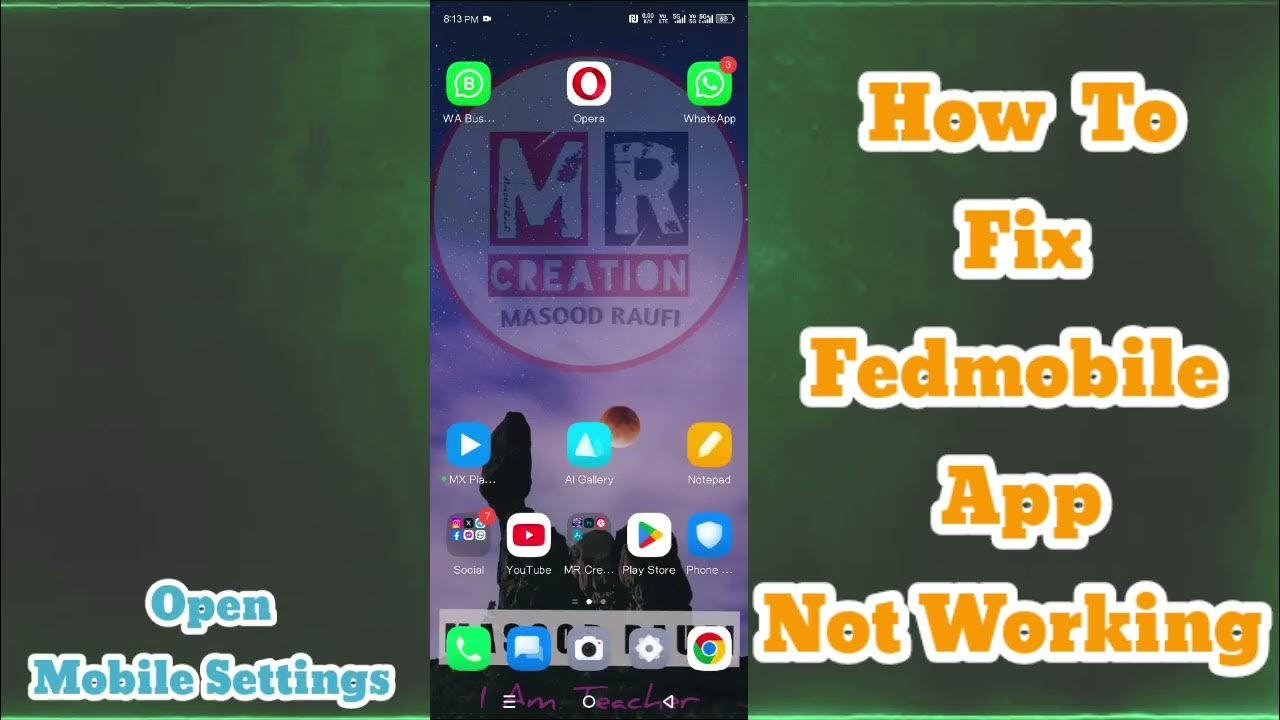 How to Fix Fedmobile App Not Working | FedMobile App Not Working Solutions - YouTube