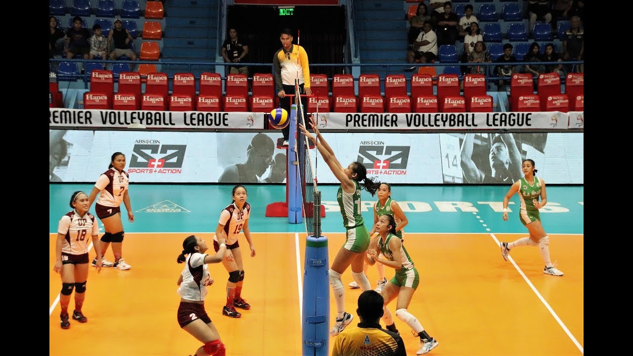 UAAP SEASON 80 GIRLS VOLLEYBALL UP VS DLSZ - YouTube