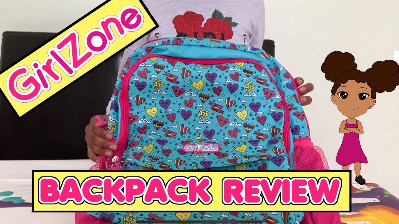 KIDS PRODUCT REVIEW | GirlZone backpack for kids, Fun & Funky Rucksack ...