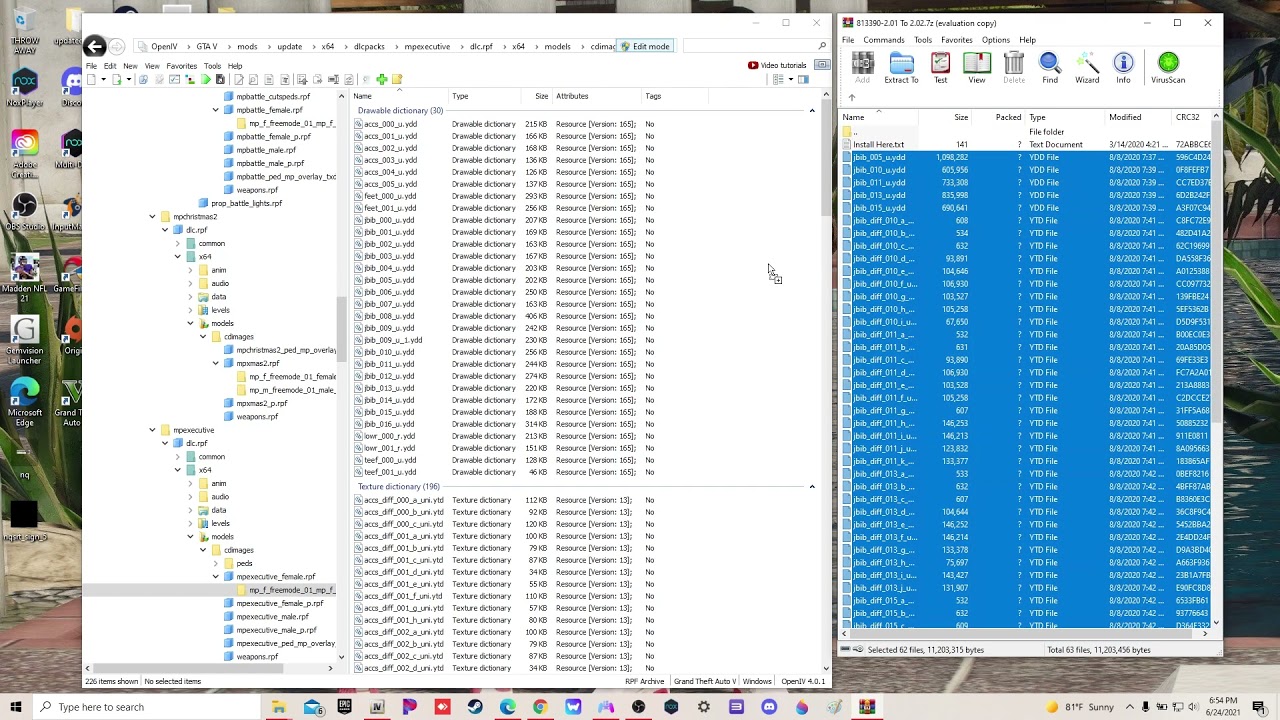 How to install MP FEMALE Thick Body Mod for SP (Story Mode) - YouTube