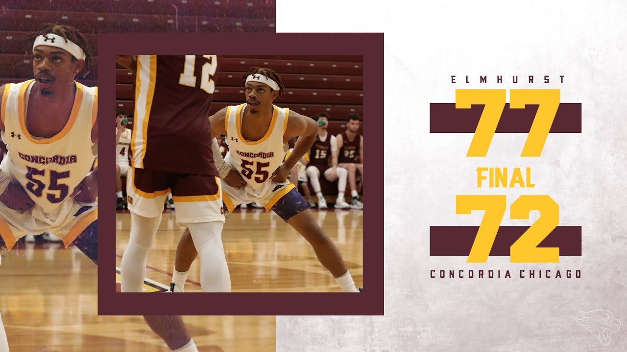 CUC Men's Basketball vs Elmhurst Highlights - YouTube