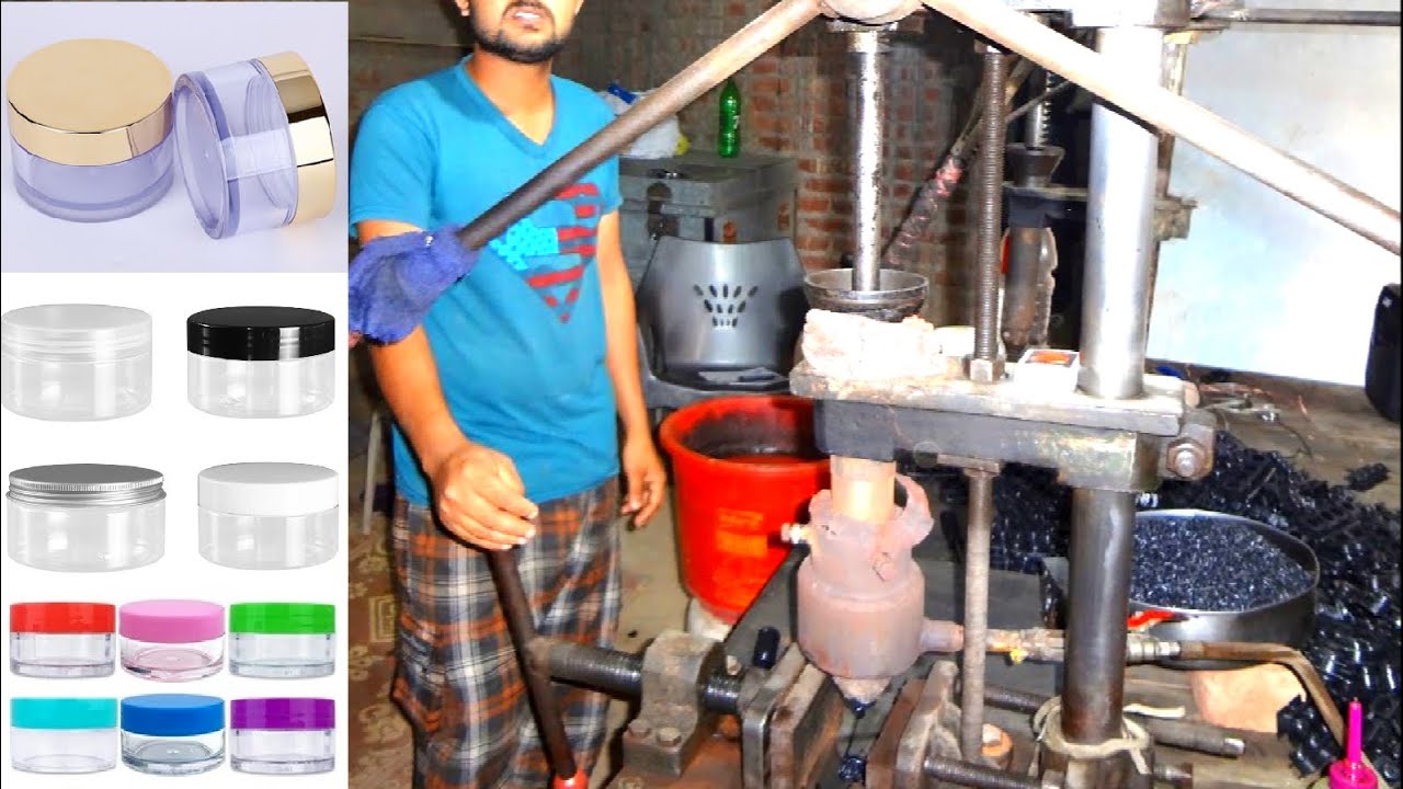 Hand Injection Moulding Machine Complete process - YouTube