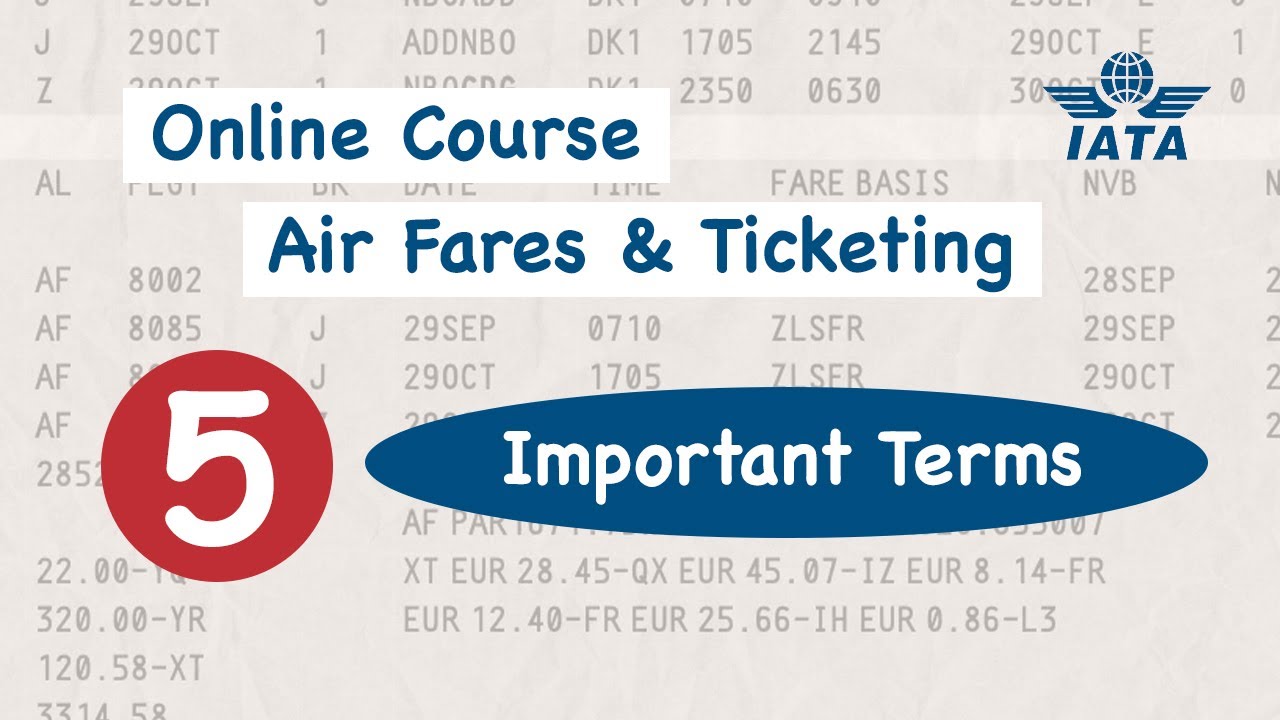 IATA Pricing Units (IMPORTANT TERMS) | IATA Online Course for Air Fares ...