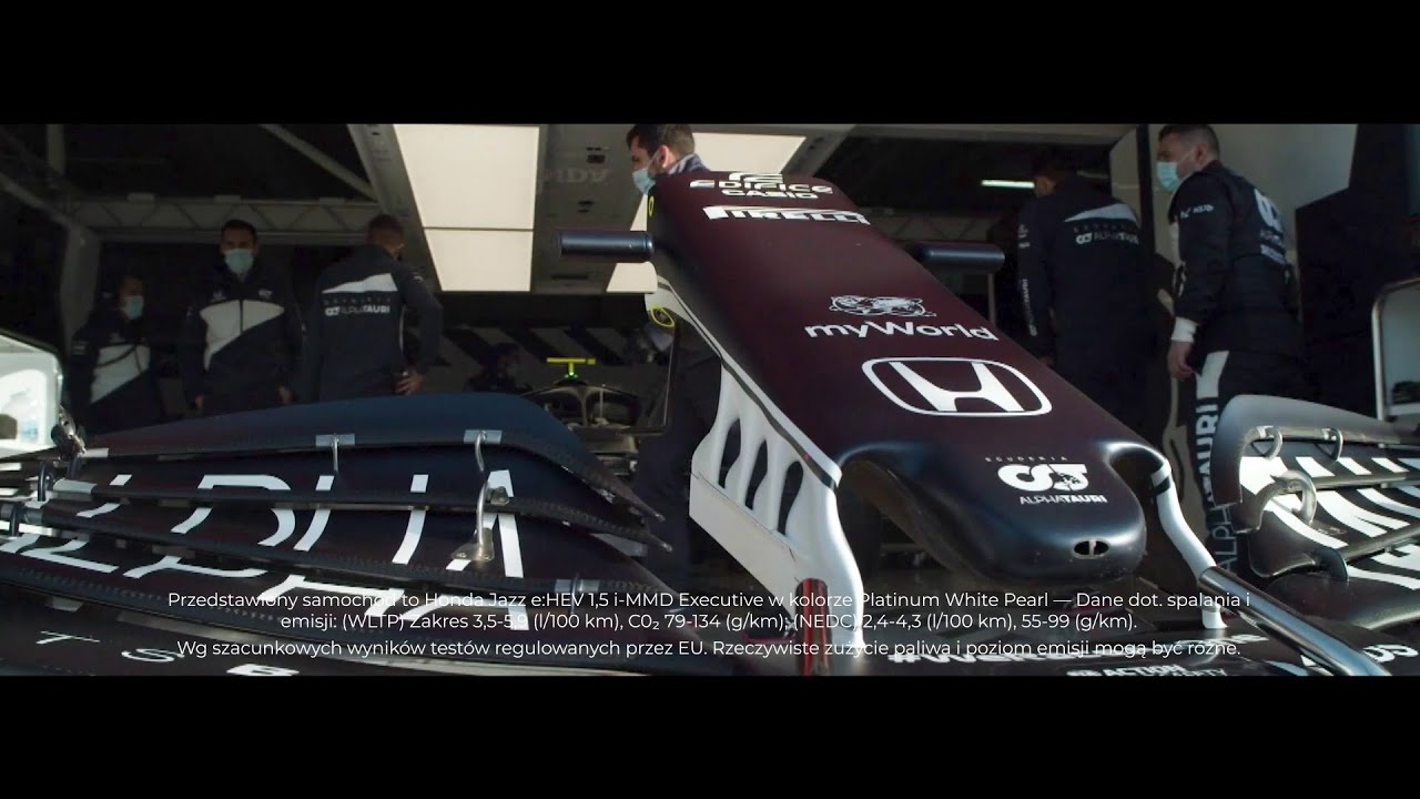 Honda Jazz e:HEV & F1 engine - YouTube