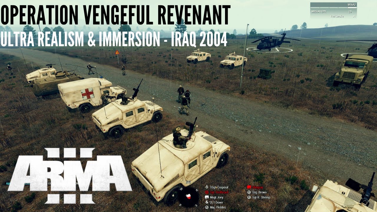 ARMA 3 || Operation Vengeful Revenant - Iraq '03 || Stryker Squad Medic ...