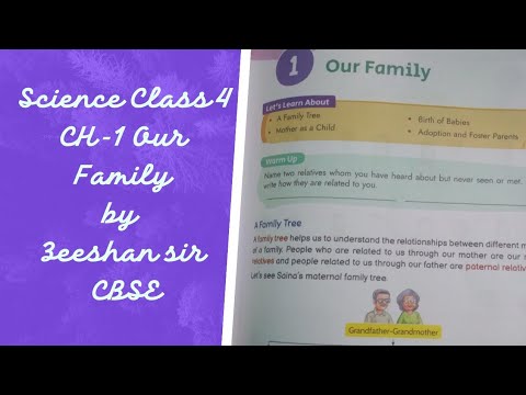 CHAPTER 1|OUR FAMILY |CLASS 4 |C.B.S.E BY ZAKSON EDUCATION - YouTube