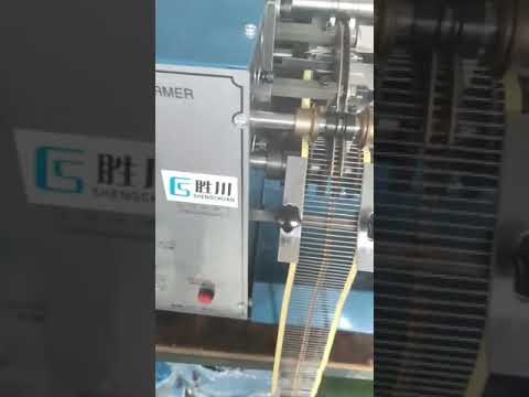 Axial resistor resistance lead forming folding bending machine - YouTube