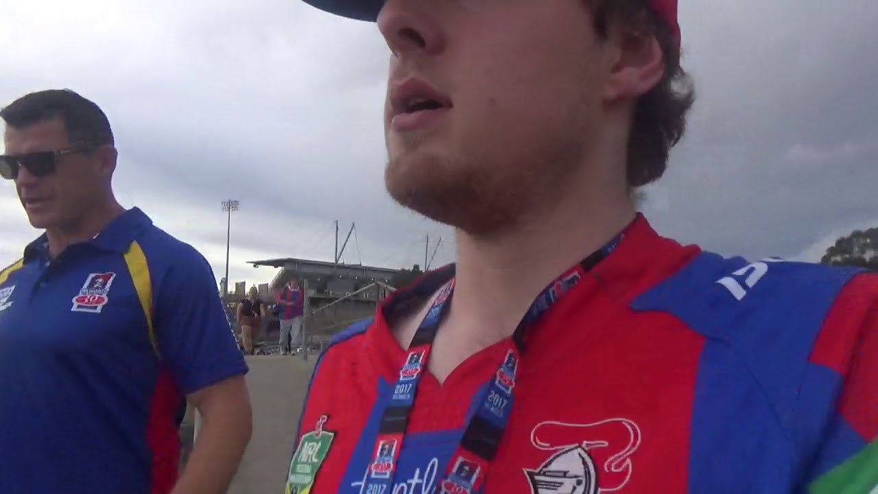 Me Interviewing former Newcastle Knights player Ben Cross - YouTube