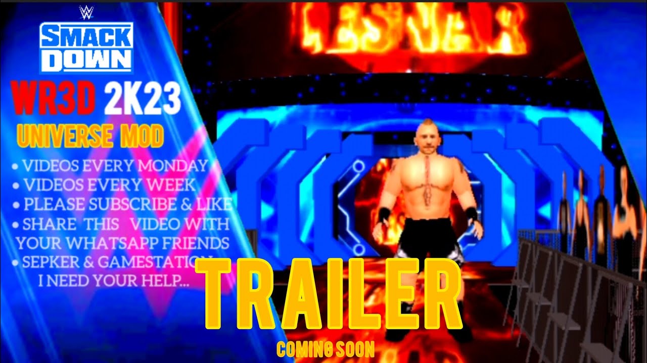 WR3D 2K23 UNIVERSE MOD TRAILER - YouTube