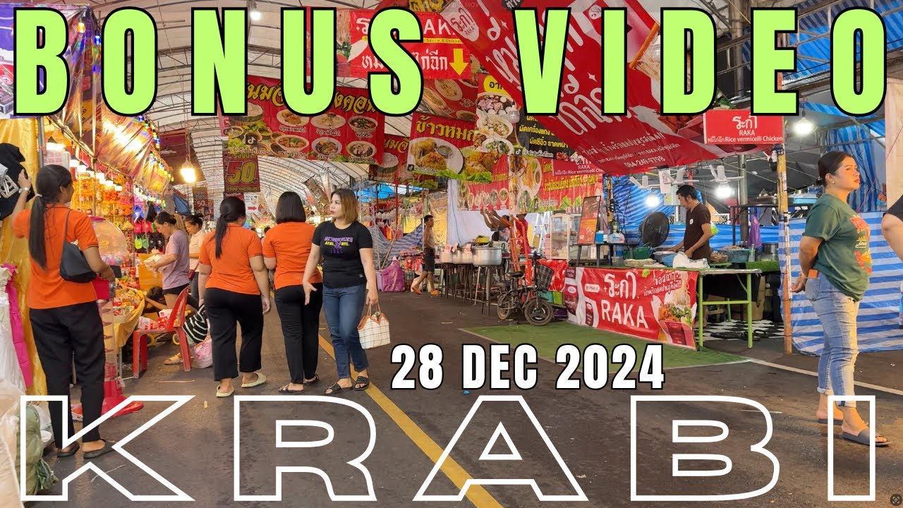 Do NOT MISS this Market (read 👀 description) - Krabi Thailand - YouTube