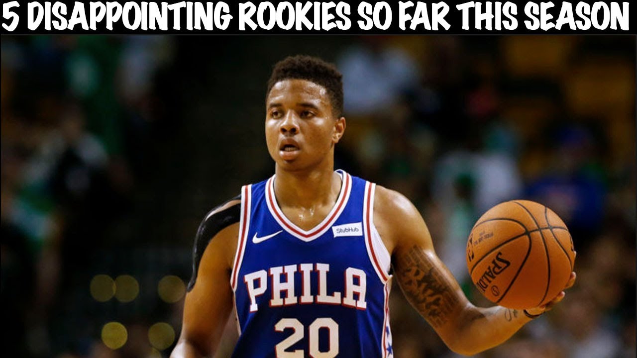5 Disappointing Rookies Halfway Through The 2017-18 NBA Season - YouTube