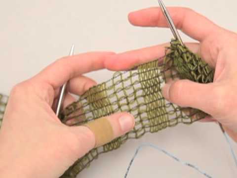 How to Knit a Swirl Ruffle Scarf - YouTube
