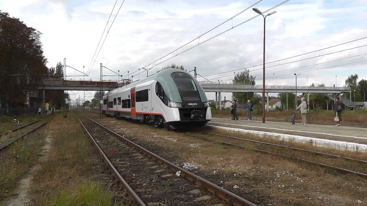 EN96-001 (34WE) -po raz pierwszy w Ostrowcu Świętokrzyskim cz.1:wjazd ...