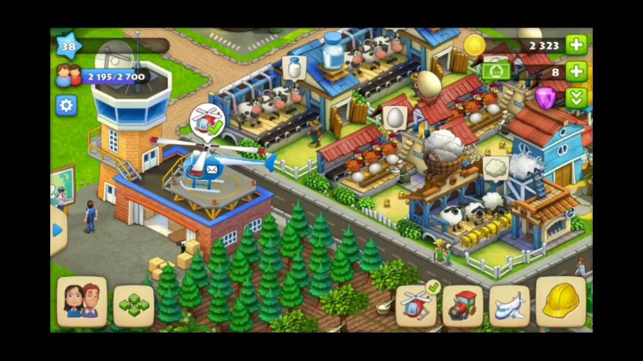 TOWNSHIP LEVEL 38- Fill your orders by helicopter - YouTube