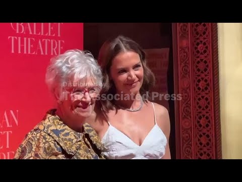 Honoree Katie Holmes and her mother attend the American Ballet Theatre Spring Gala