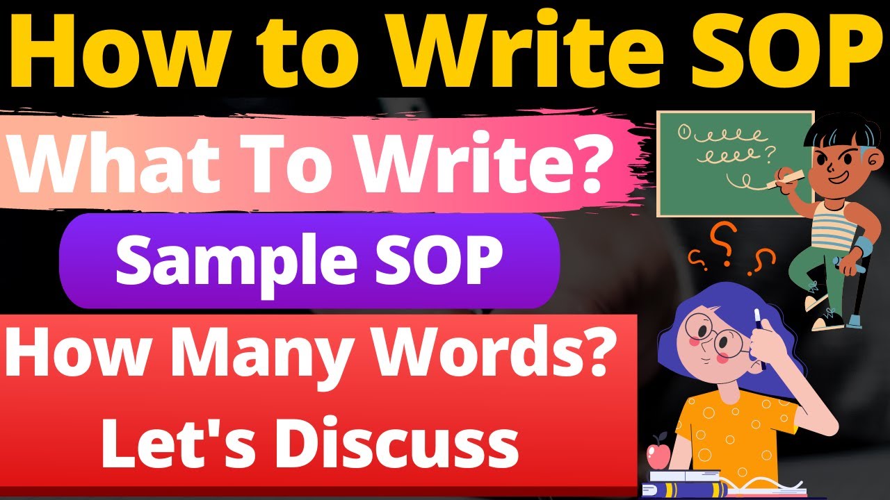 How To Write SOP? Tips To Write Crisp SOP (Statement of Purpose) - YouTube