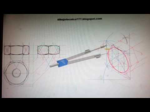 Tuerca en isometría