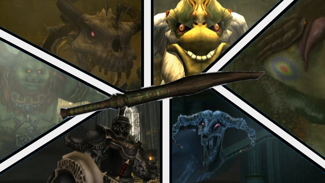 The Legend of Zelda: Twilight Princess (Wii) - All Bosses / Mid Bosses ...