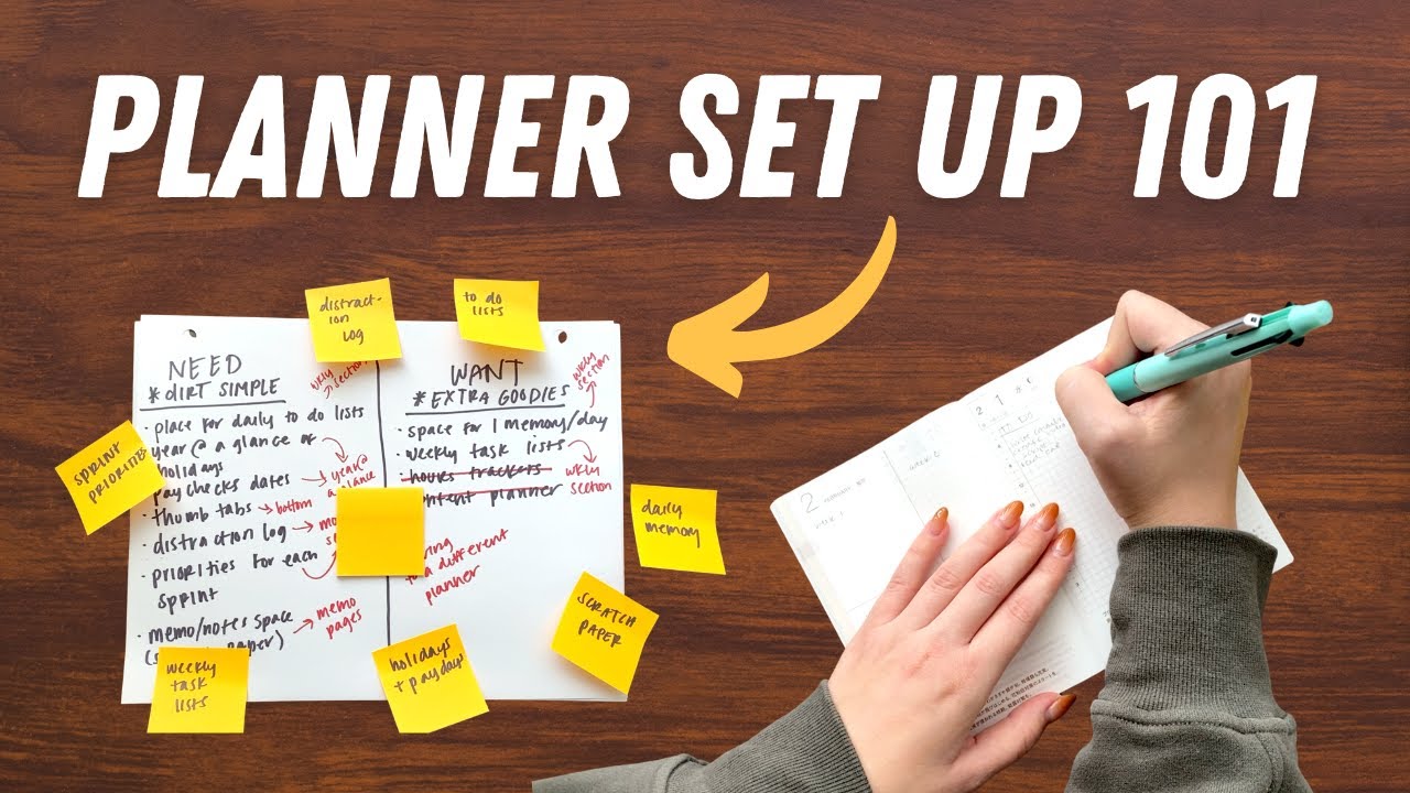 How To Set Up Your New Planner YouTube How To Set Up Your New Planner YouTube