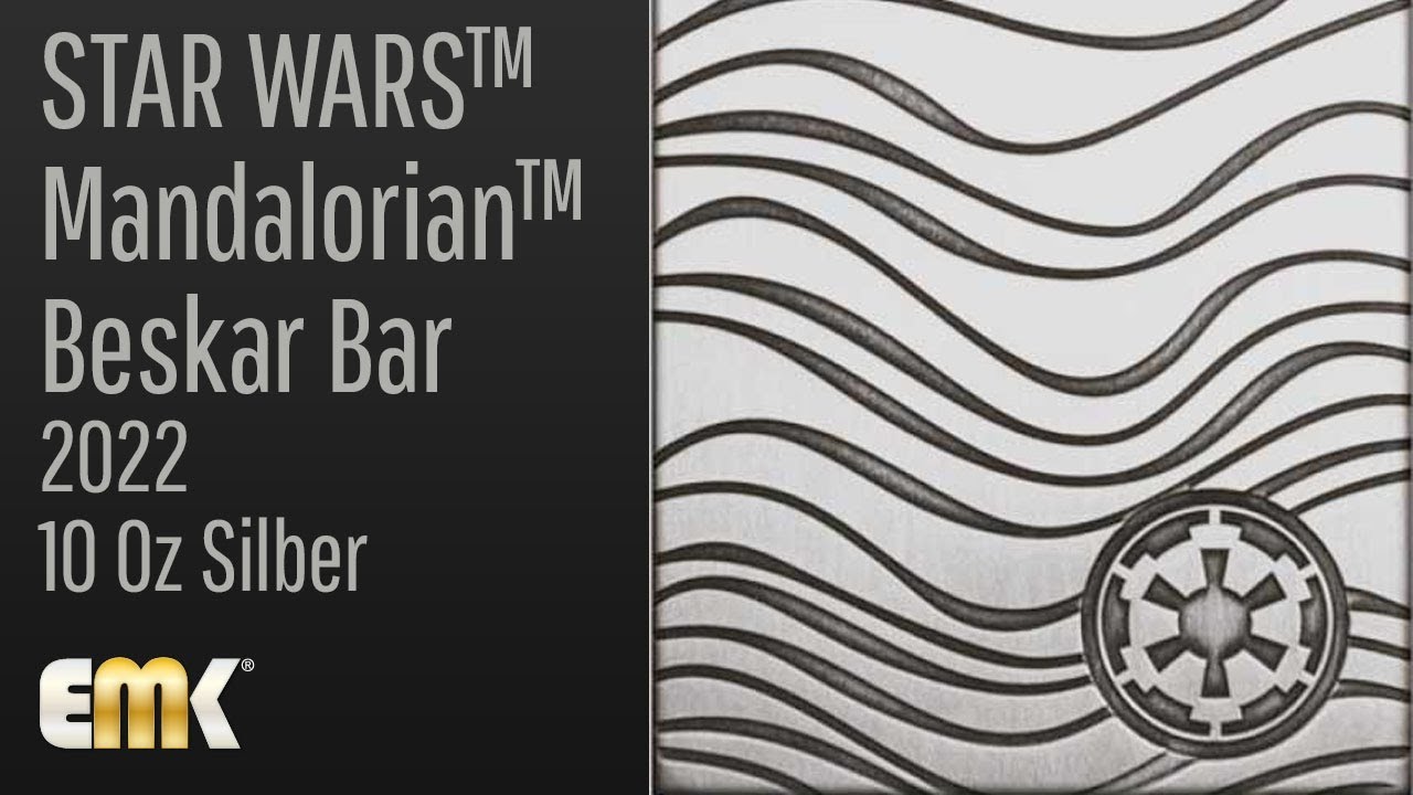 STAR WARS™ - The Mandalorian™ Beskar Bar - 10 Oz Silber in Barren-Form ...