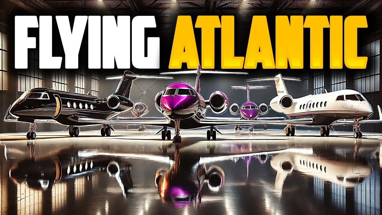 7 Huge Private Jets To Cross ATLANTIC OCEAN In Ultra Luxury - YouTube