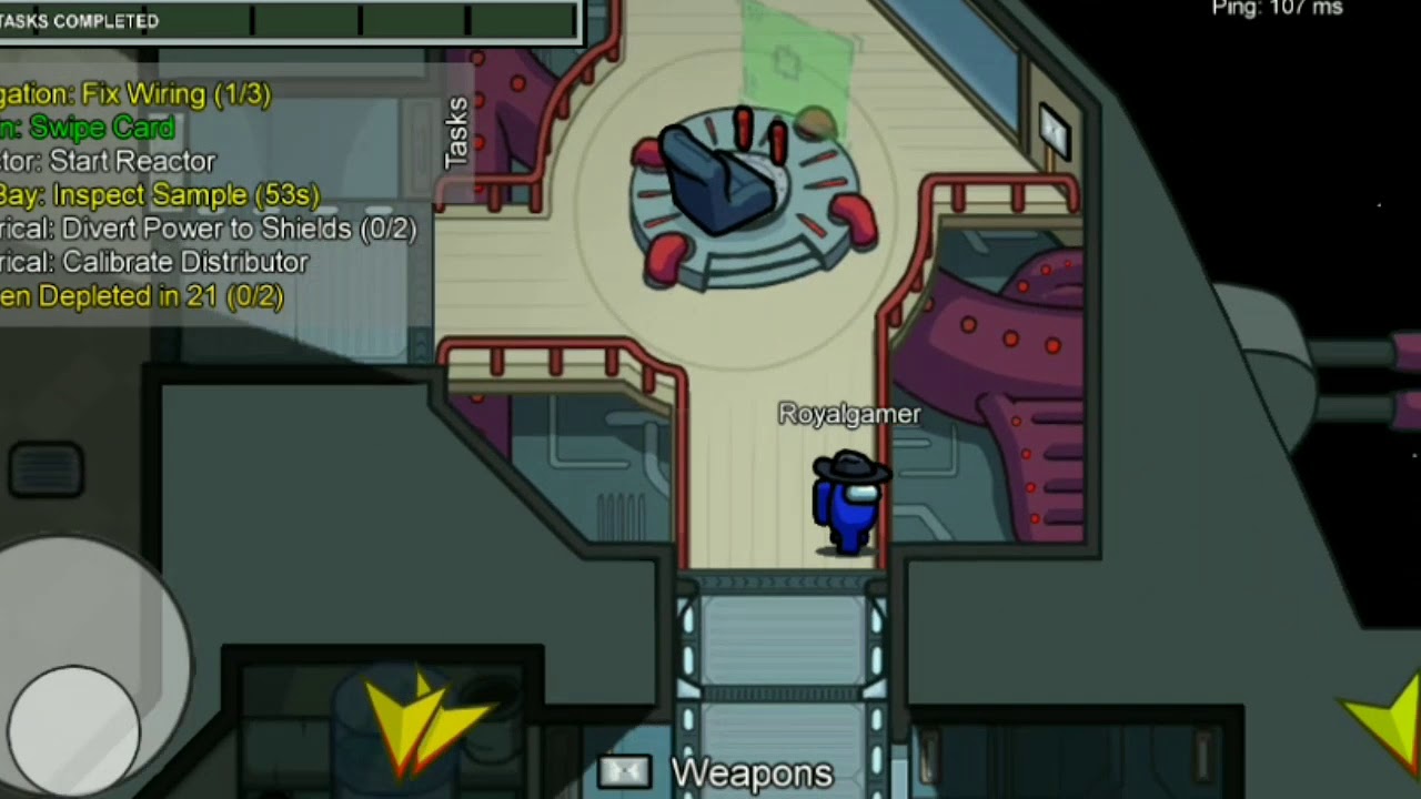 among us gameplay without sound - YouTube
