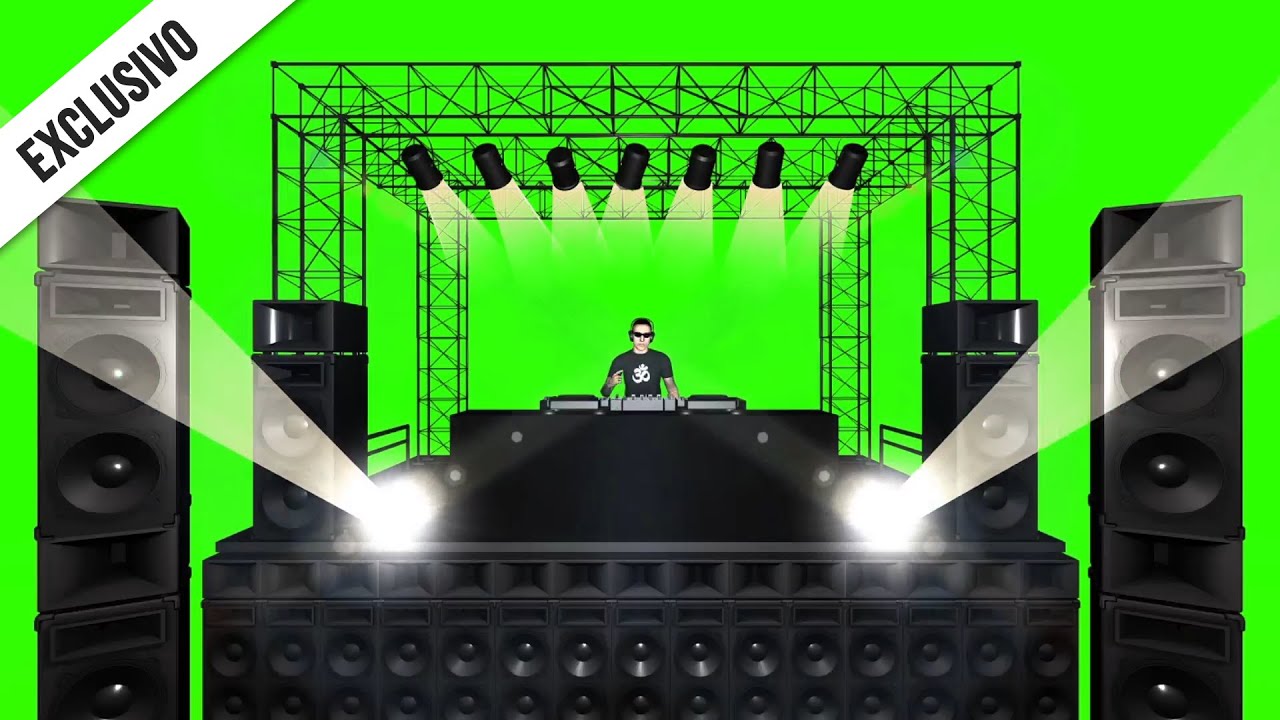 Party Dj / Green Screen - Chroma Key - YouTube