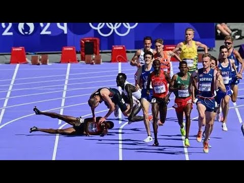 George Mills Fall Olympic 5000m | George Mills fall down men's ...
