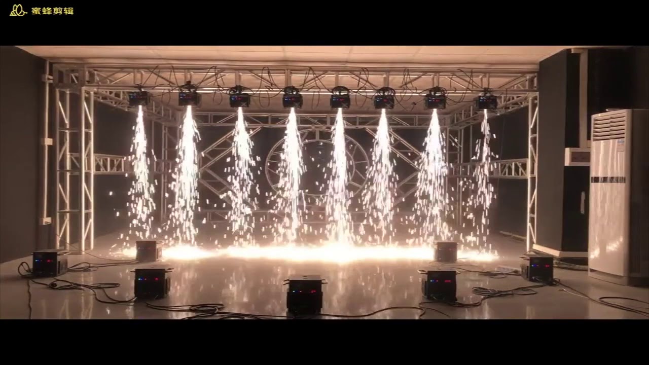 New 400W Cold Spark Fireworks Machine - YouTube