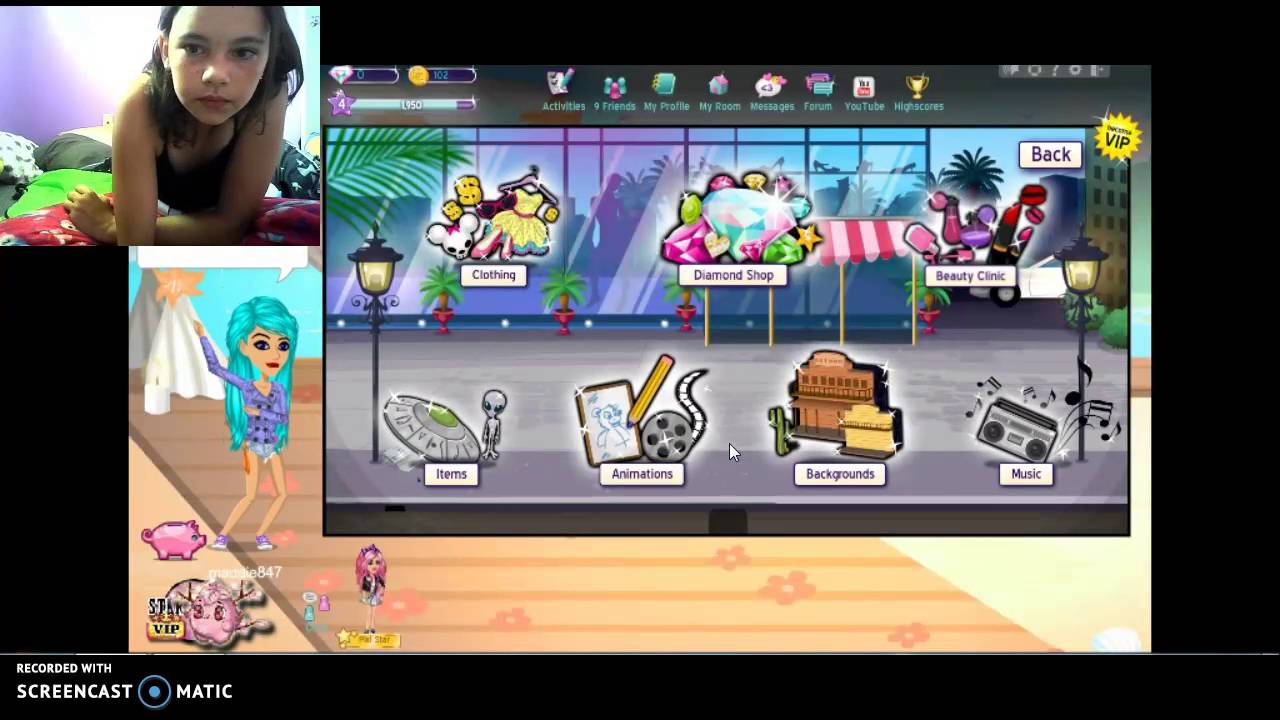 movie star planet first time gameing - YouTube