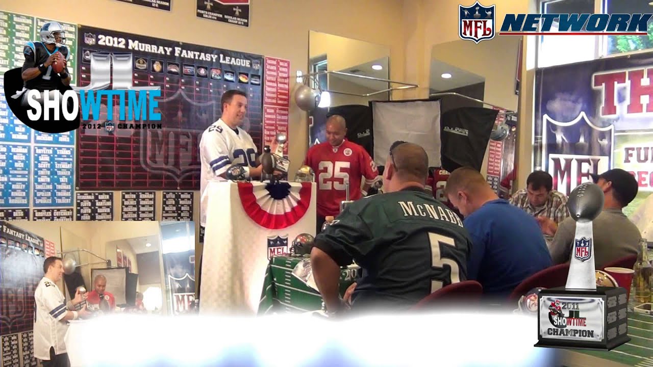 MFL DRAFT 2012- FANTASY FOOTBALL HIGHLIGHTS!- MOBILE VERSION - YouTube