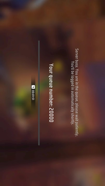 free fire server busy problem today | Server Busy You are in the queue | FF server busy problem ...