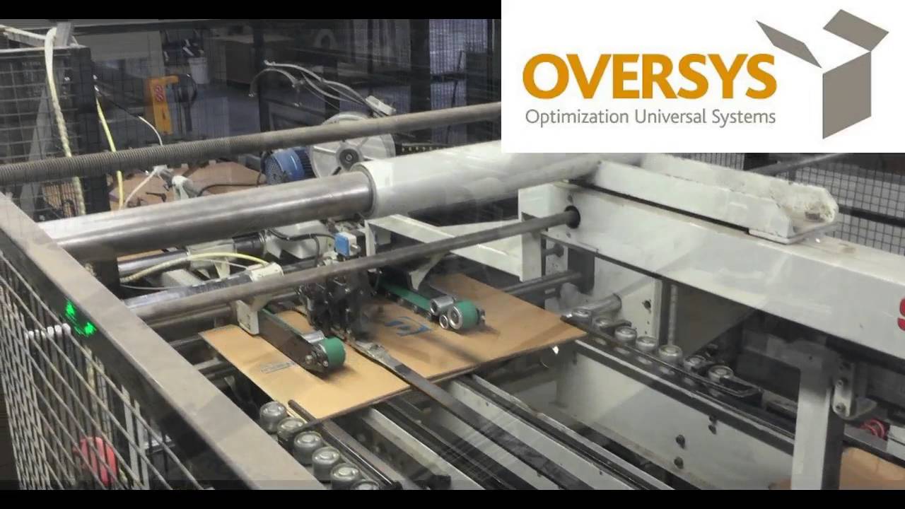 VIDEO OVERSYS U35610716 SIMCA 3020 AUTOMATIC FOLDER GLUER STITCHER ...