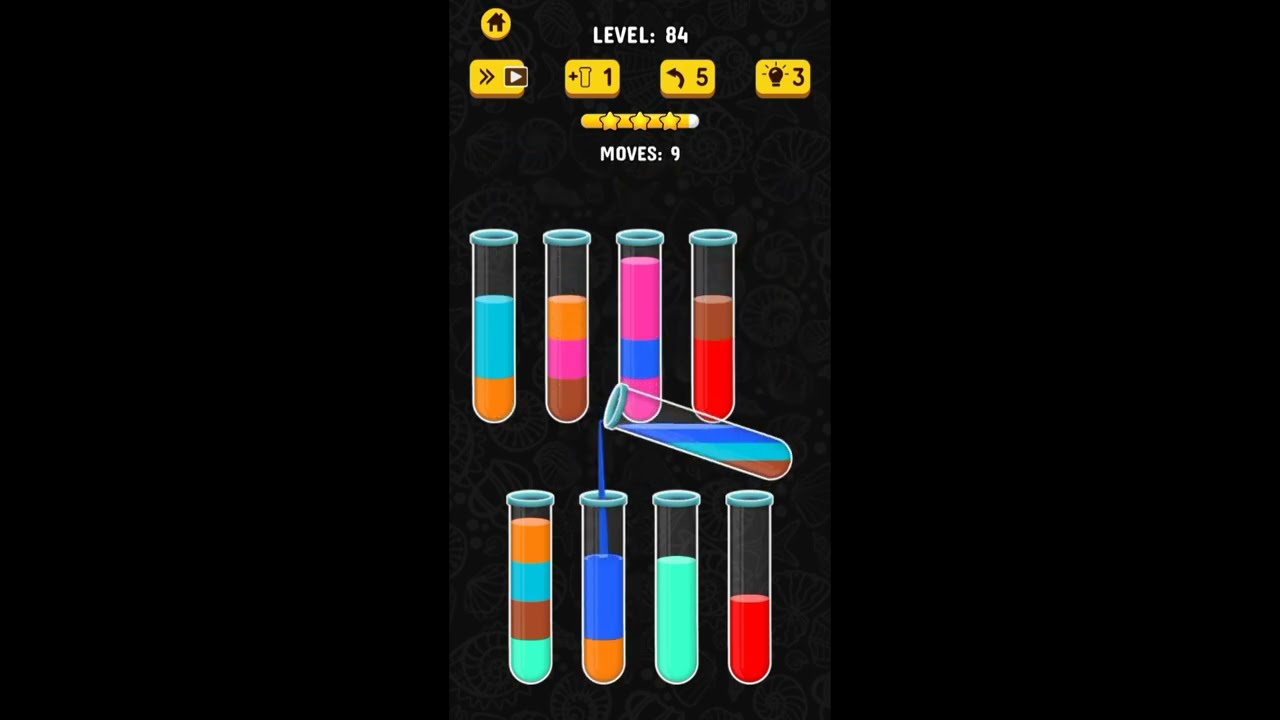 Color Water Sort 3D Gameplay |Hard Levels 83-84| Best Android Games ...