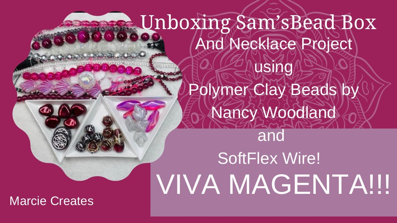 Unboxing Sam’s Bead Box - Viva Magenta! - YouTube