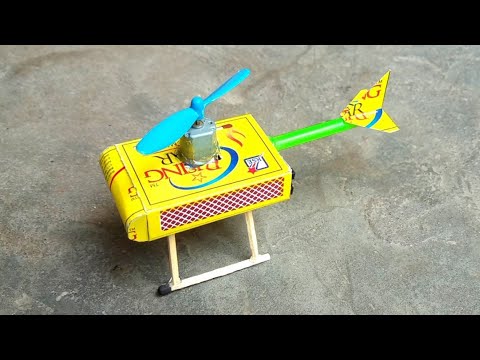 How To Make a Matchbox Helicopter At Home । How To Make Flying Rc ...