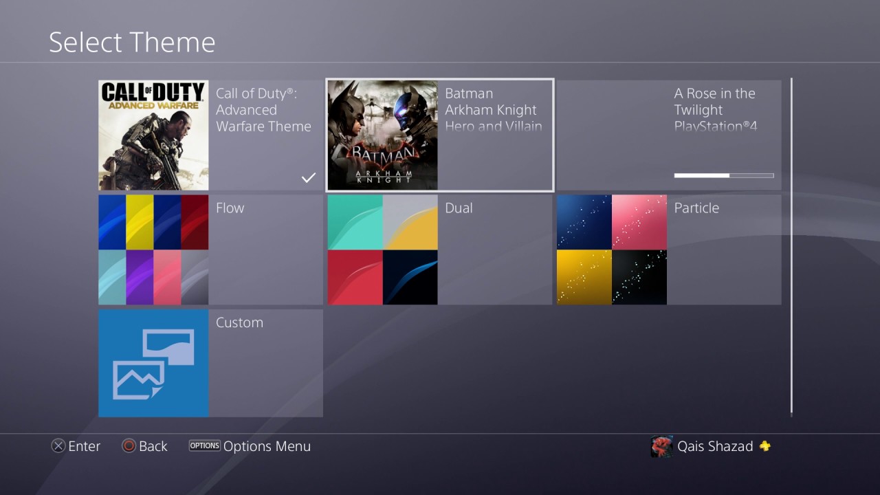 how to change theme/background of your ps4 - YouTube