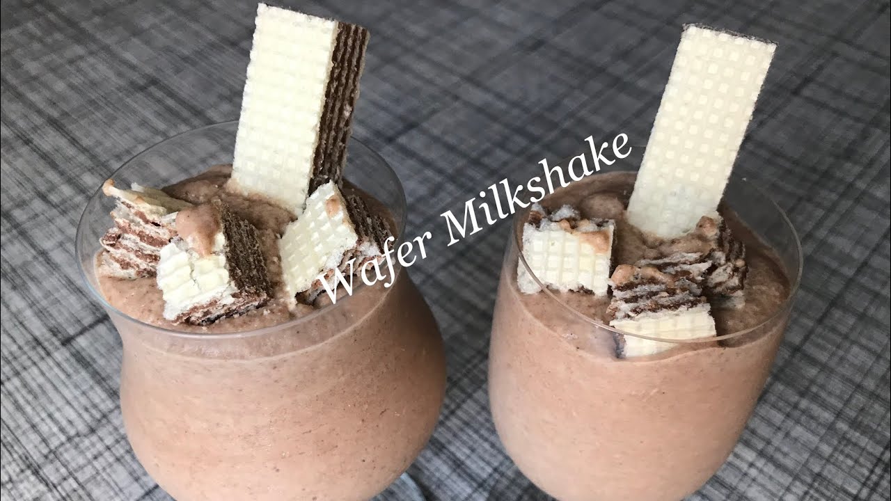 Wafer Milk Shake in 2 minutes / Wafer Milkshake Recipe /Sonissdream ...