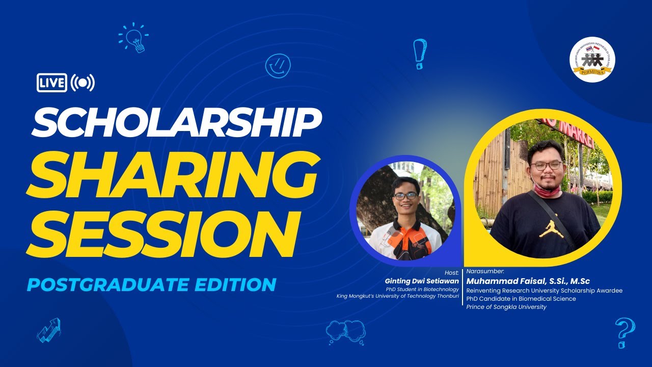 Scholarship Sharing Session #2 : Postgraduate Edition - YouTube