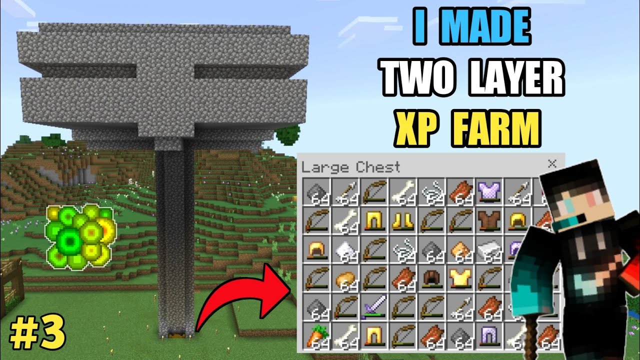 I Made Two Layer Mob Xp Farm In Minecraft Survival || Minecraft ...
