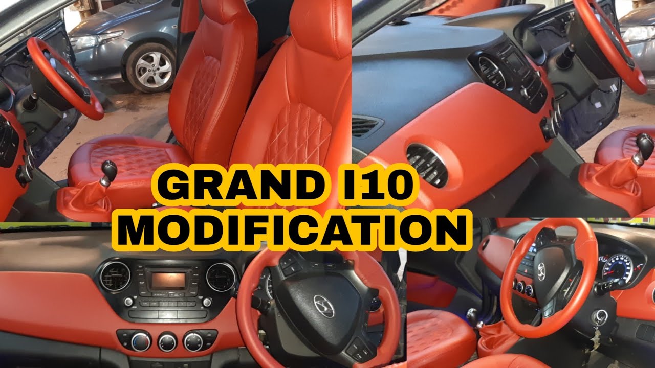GRAND I10 BEST INTERIOR MODIFIED || COMPLETE MODIFICATION GRAND I10 ...