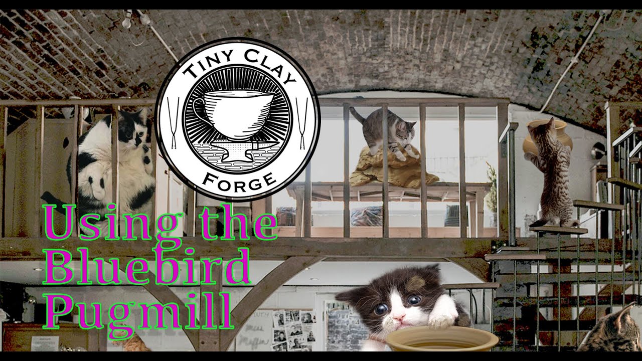 Pottery 101: How to Pug clay With the Bluebird 440 Pugger! - YouTube