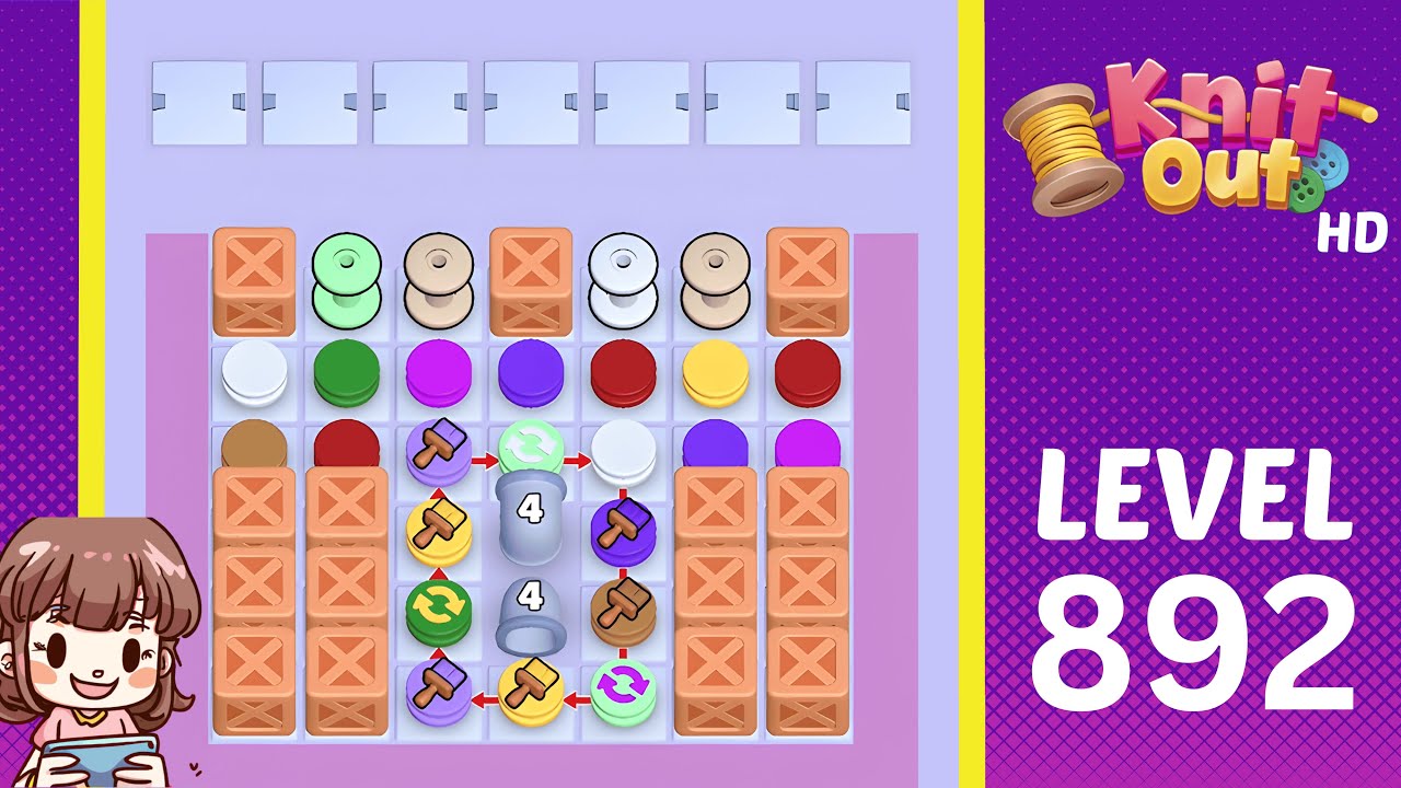Knit Out Level 892 Solution Walkthrough - YouTube