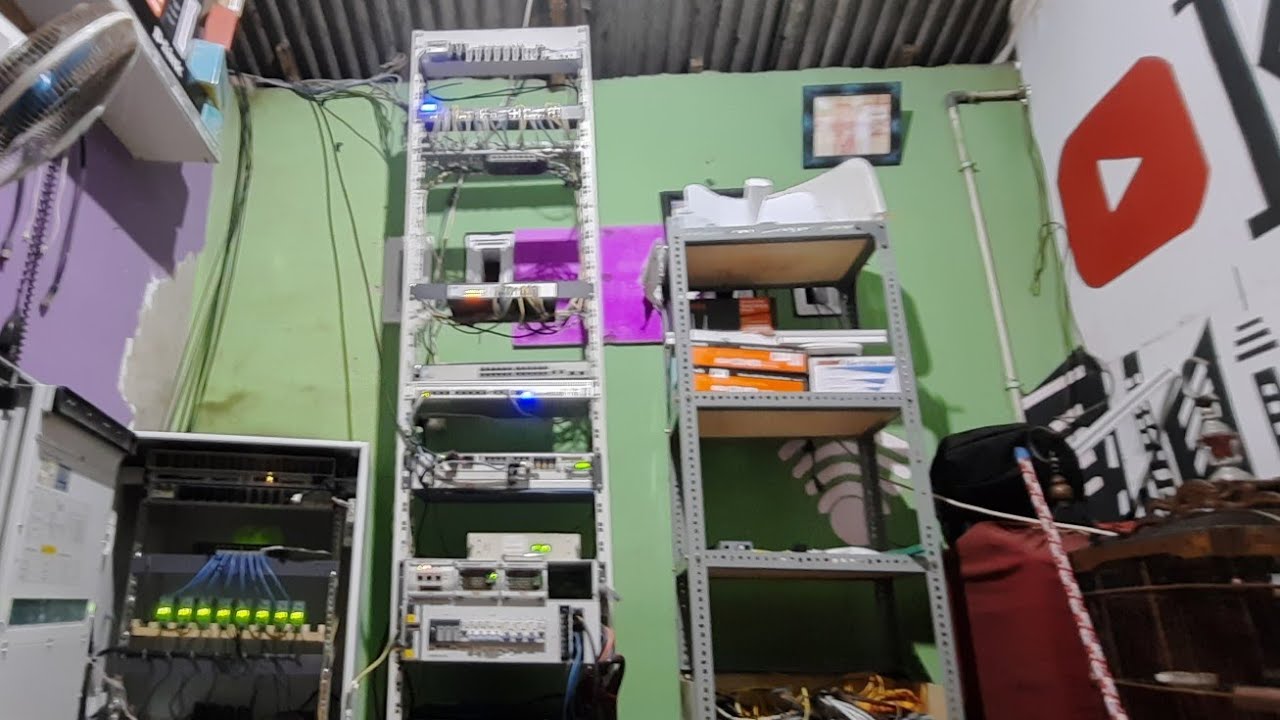 Intip Room Server Rt Rw Net dengan 500 Client apa saja alatnya yang di ...