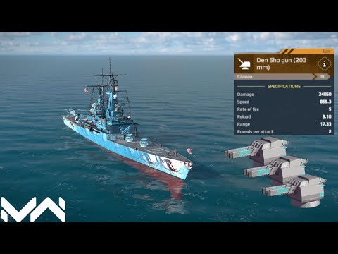 Den Sho gun New BattlePass cannon🔥 #modernwarships - YouTube
