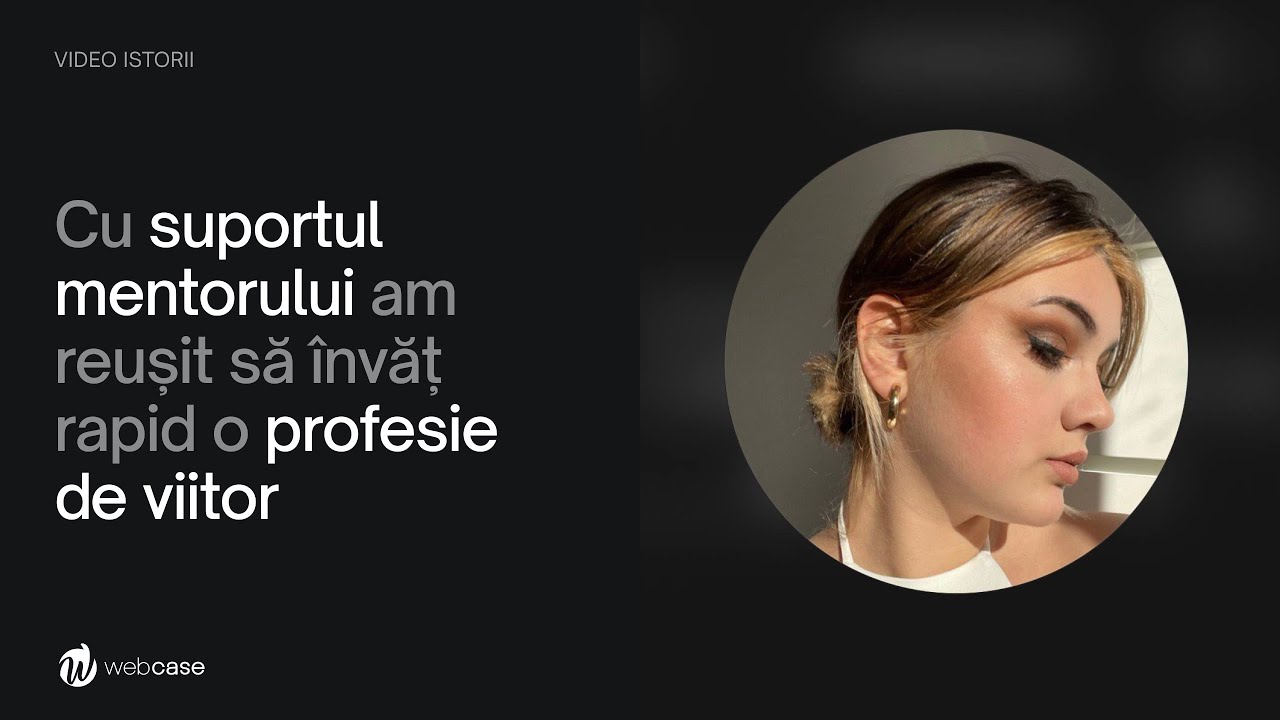 Recenzie WEBCASE. UI/UX designer. Laura Sârbu - YouTube