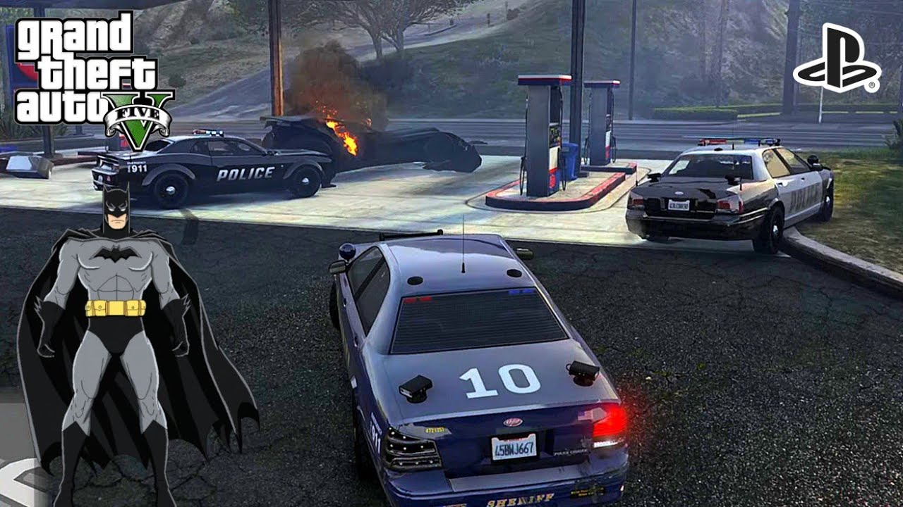 Batman VS Cops In GTA 5 Didn't End well - YouTube