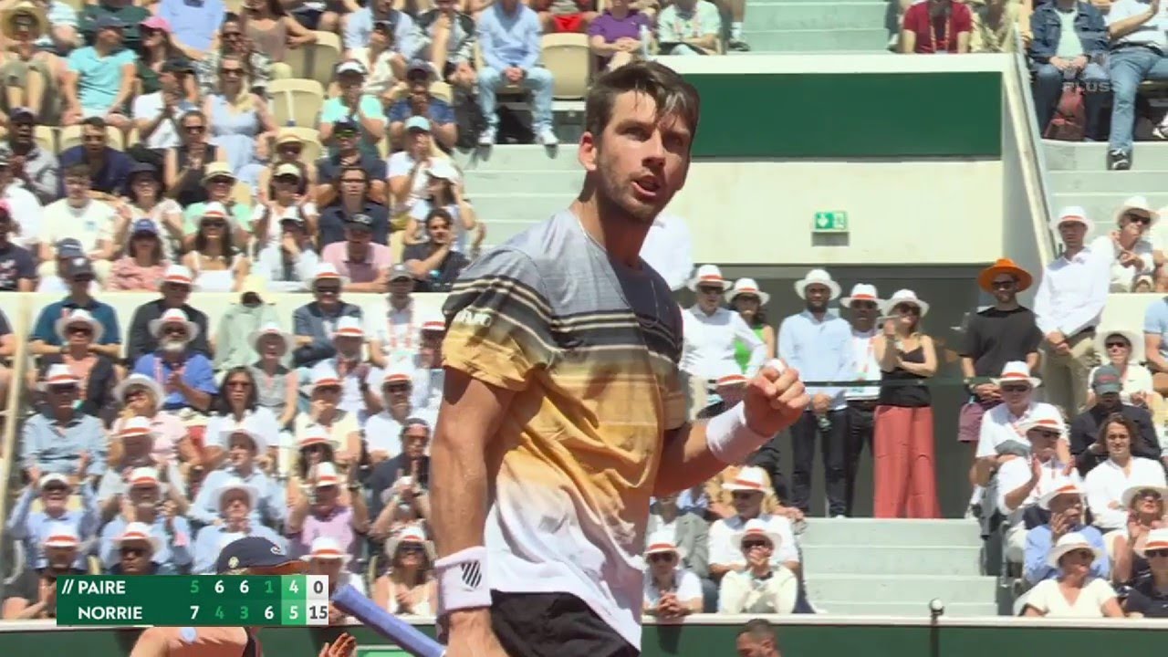 Benoit Paire vs Cameron Norrie Highlights ROLAND GARROS | FRENCH OPEN ...