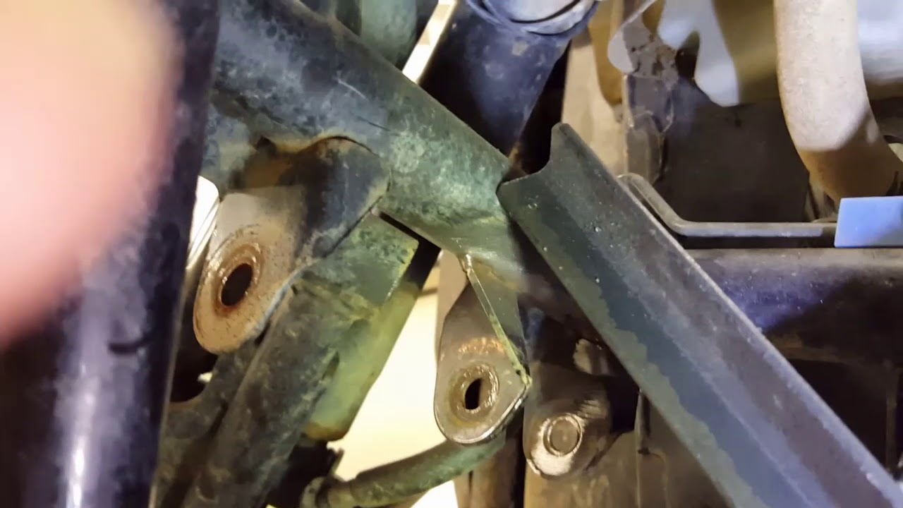 Top control arm mount reinforcement - YouTube